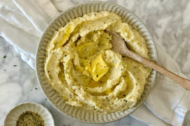 Homemade Mashed Potatoes Recipe | Healthy Foodie Girl