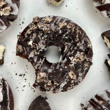 Baked Chocolate Oreo Donuts | Healthy Foodie Girl
