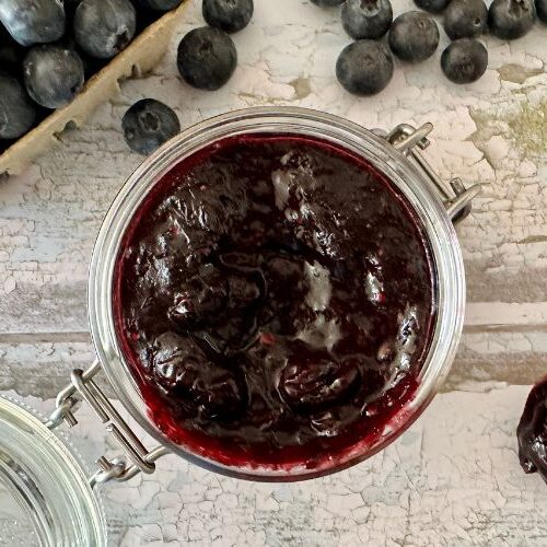 Homemade Blueberry Jam | Healthy Foodie Girl