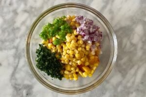 Peach Corn Salsa | Healthy Foodie Girl