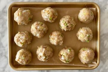 Turkey Stuffing Meatballs | Healthy Foodie Girl