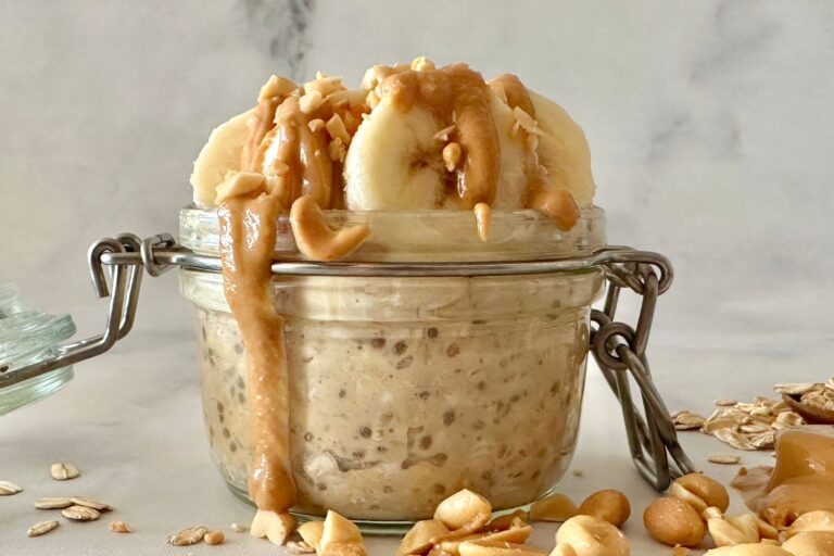 PB2 Overnight Oats | Healthy Foodie Girl