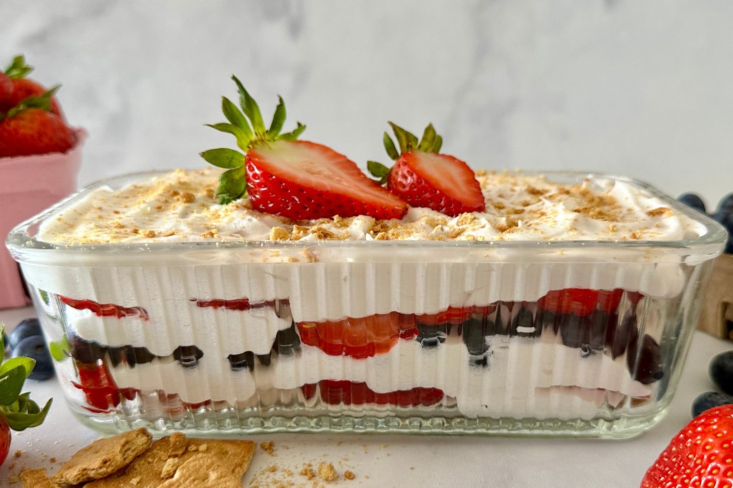 Graham Cracker Icebox Cake | Healthy Foodie Girl