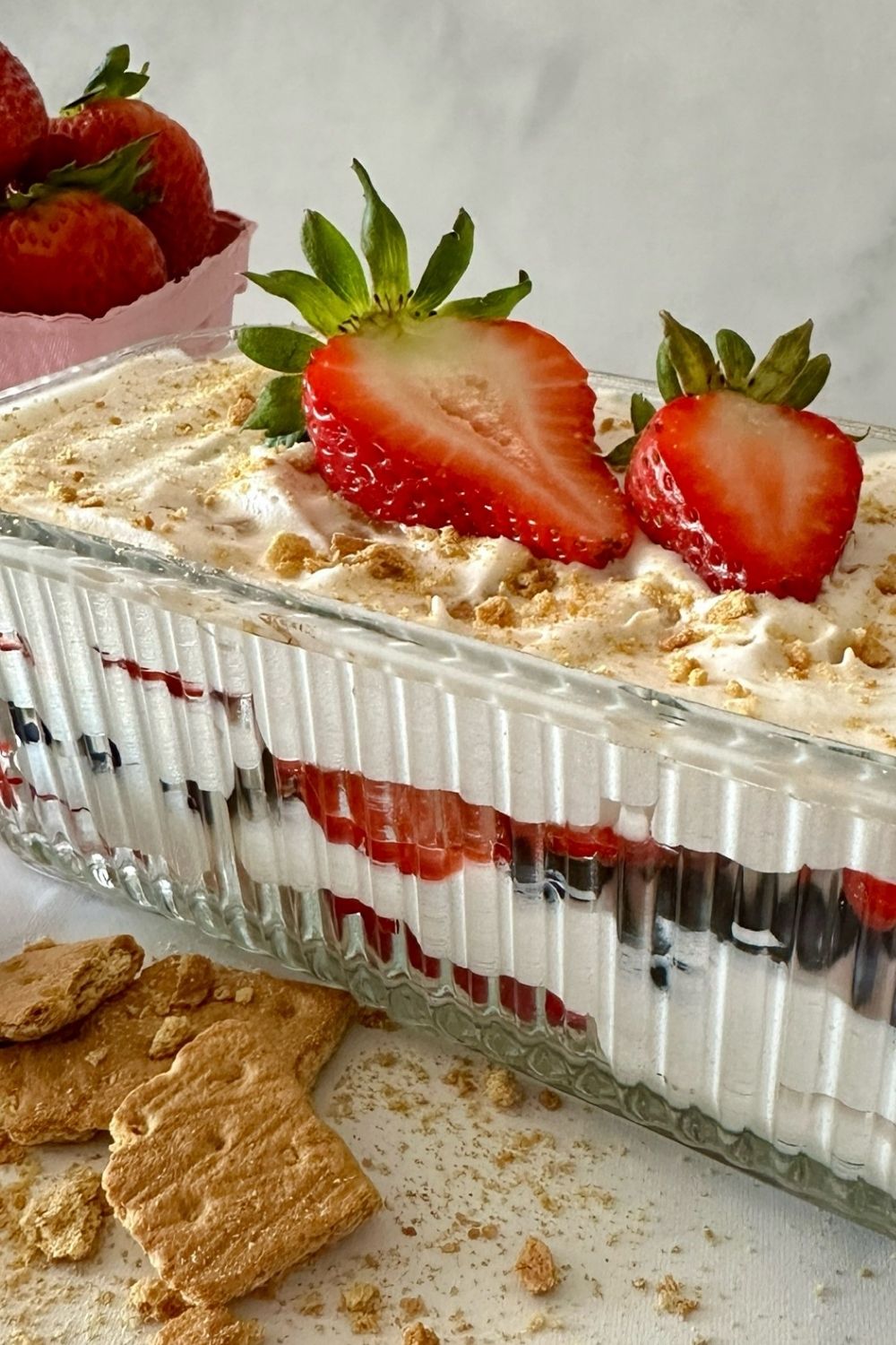 Graham Cracker Icebox Cake | Healthy Foodie Girl