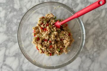 Tuna Burgers with Canned Tuna | Healthy Foodie Girl
