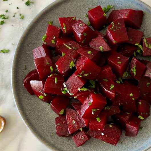 Roasted Beets in Foil | Healthy Foodie Girl