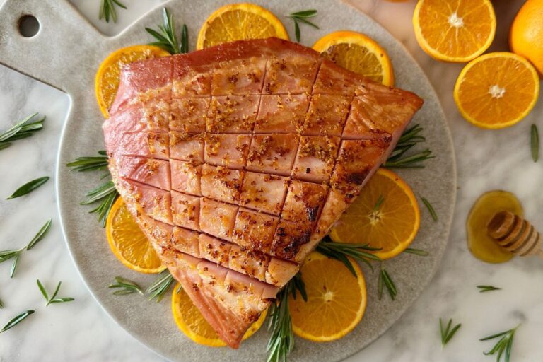 Honey and Orange Glazed Ham | Healthy Foodie Girl