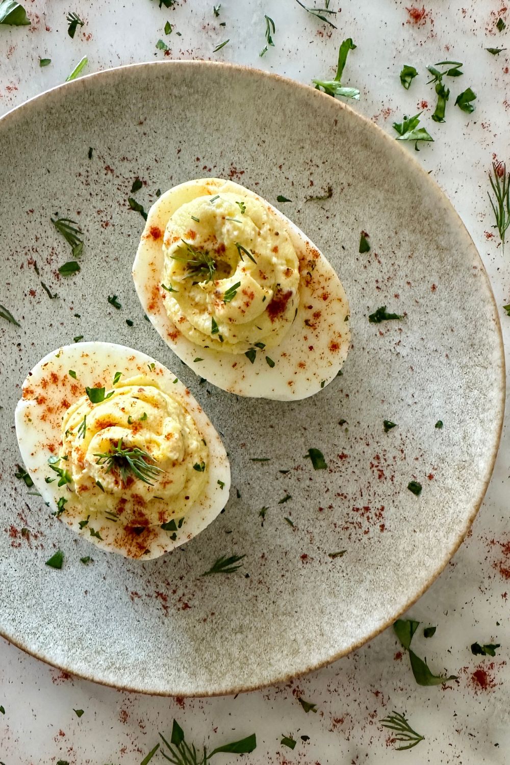 Cottage Cheese Deviled Eggs | Healthy Foodie Girl