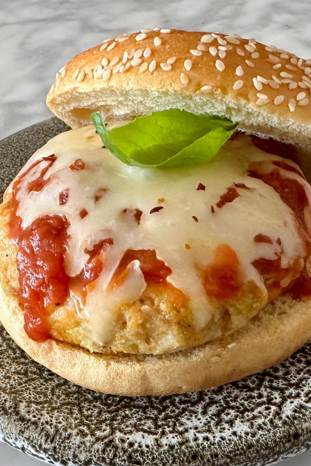 CHICKEN PARMESAN BURGERS | Healthy Foodie Girl
