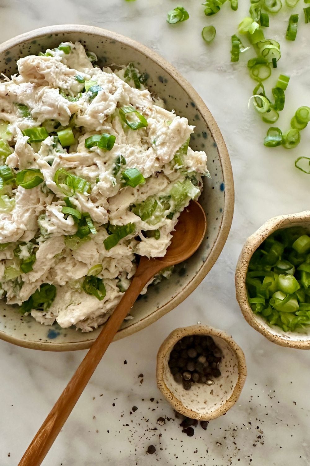 Cottage Cheese Chicken Salad | Healthy Foodie Girl