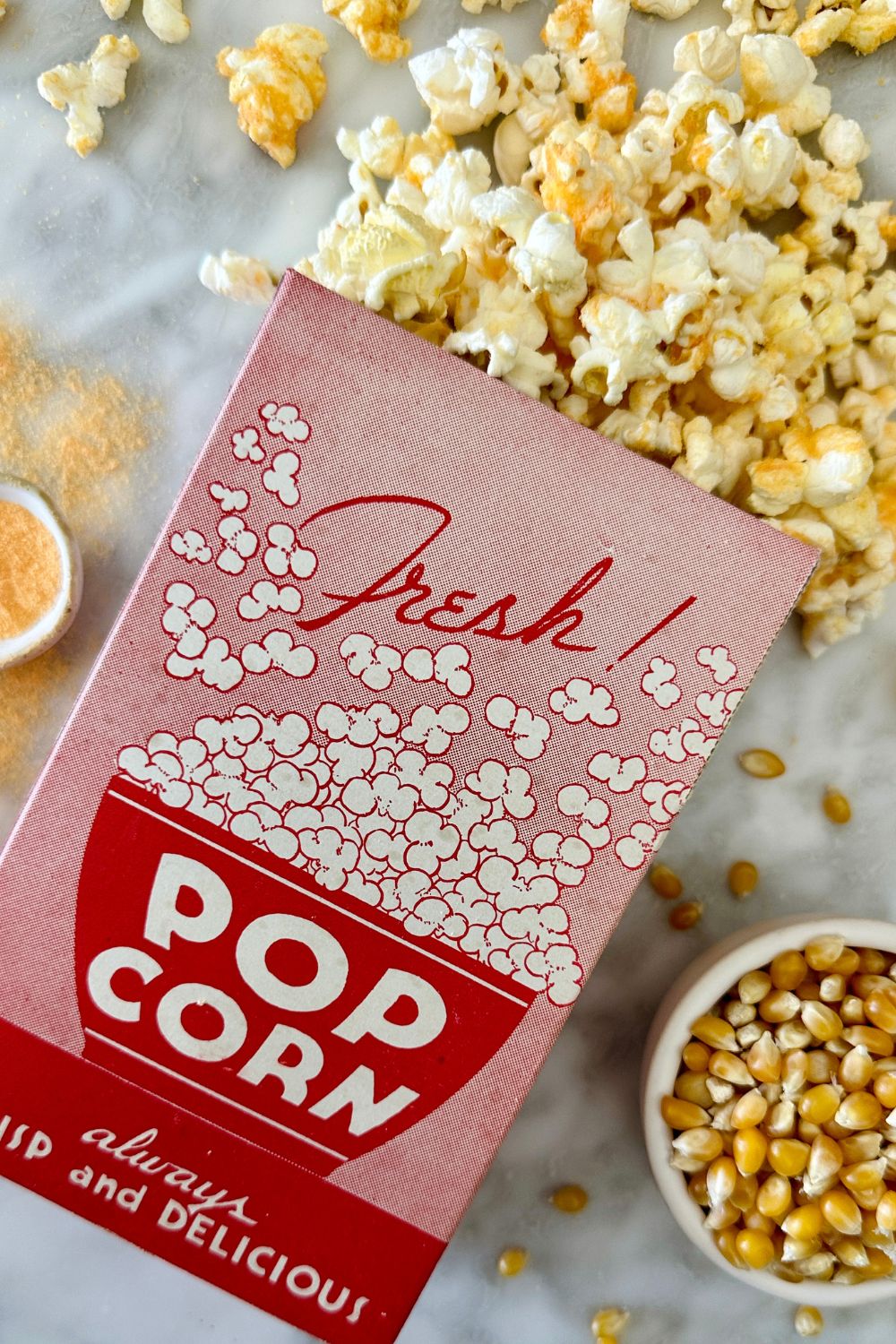 Cheddar Protein Popcorn | Healthy Foodie Girl