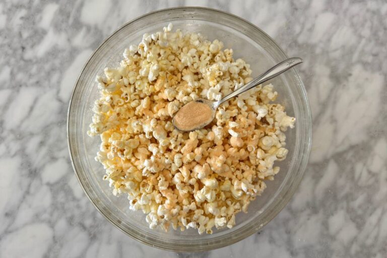Cheddar Protein Popcorn | Healthy Foodie Girl