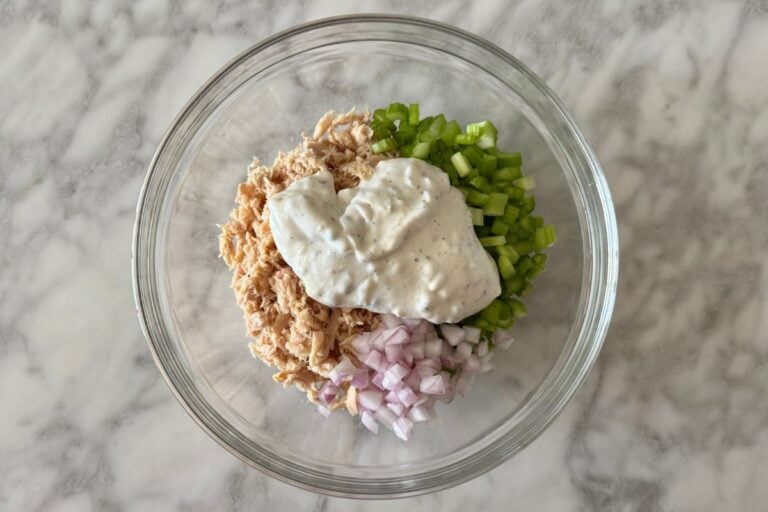 Cottage Cheese Tuna Salad | Healthy Foodie Girl