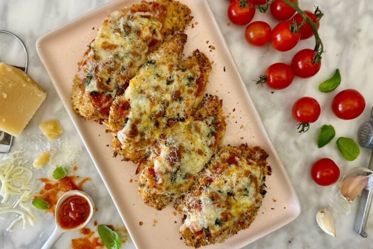 Healthy Baked Chicken Parmesan | Healthy Foodie Girl