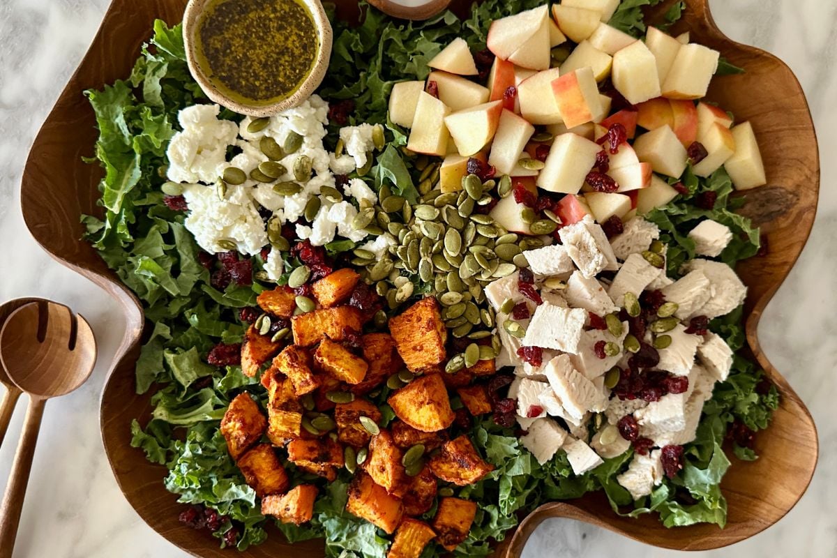 Fall Harvest Salad | Healthy Foodie Girl