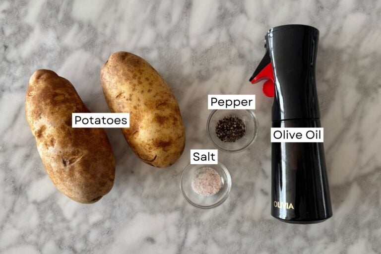 Best Air Fryer Baked Potatoes | Healthy Foodie Girl