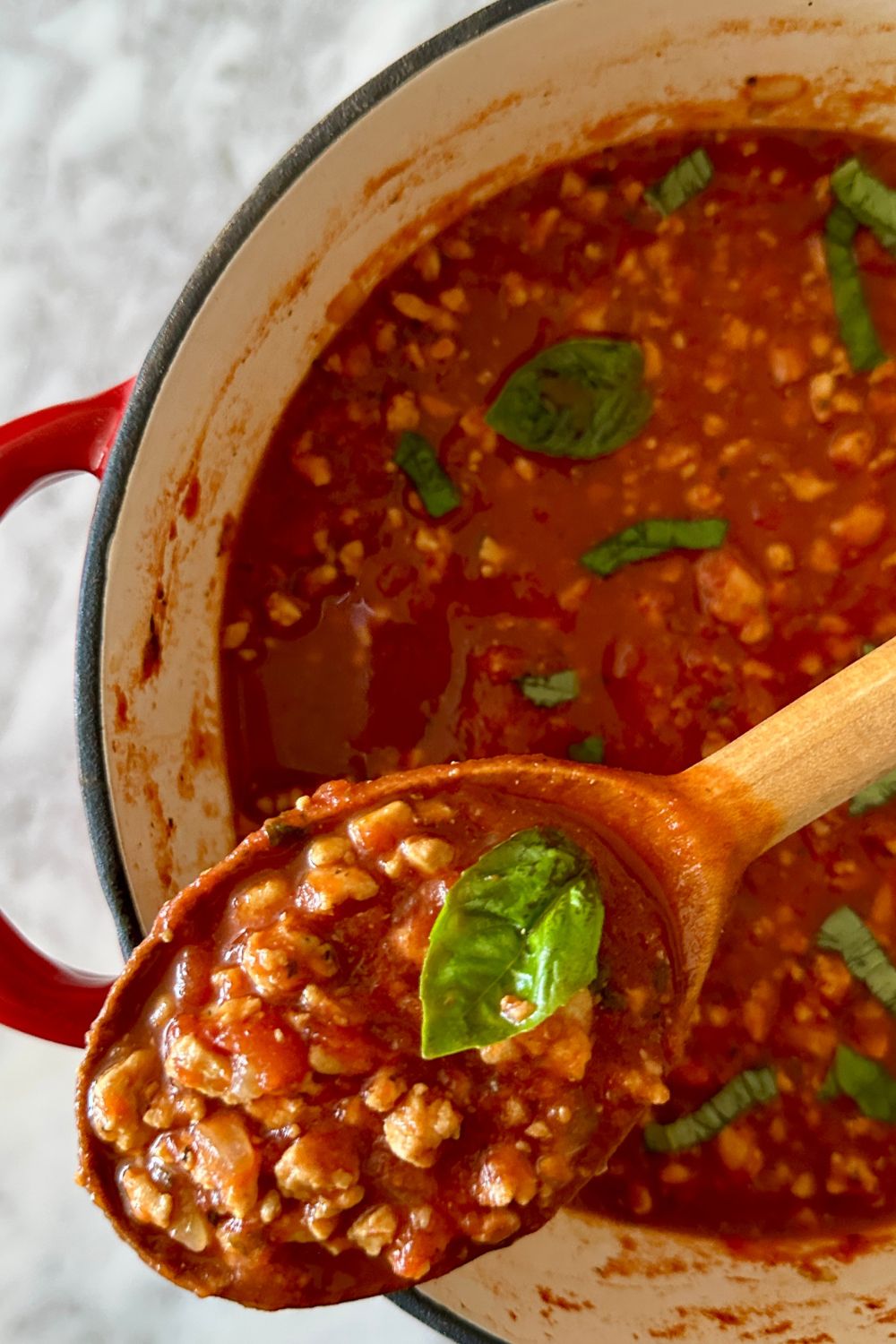 One Pot Healthy Turkey Bolognese | Healthy Foodie Girl